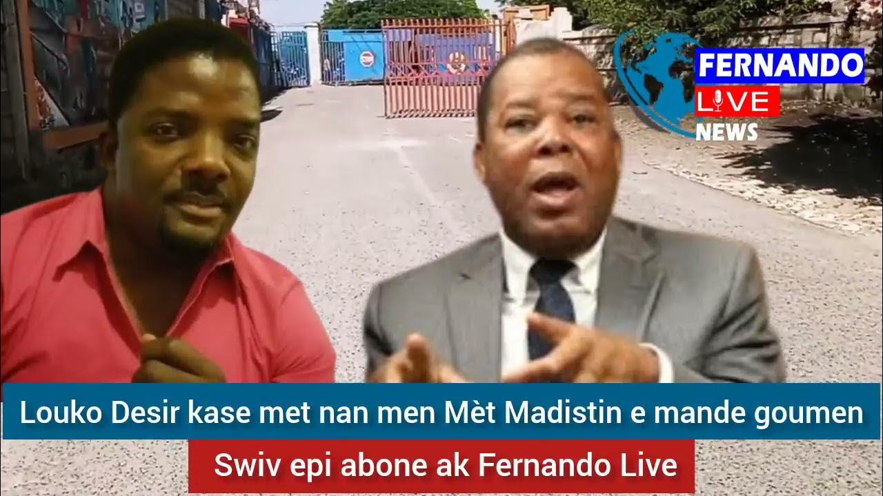 Louko Desir kase met nan men Mèt Madistin e mande goumen - YouTube