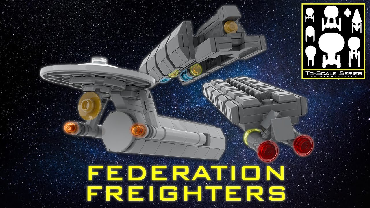 Federation Freighters (J-Class, Y-Class, Ptolemy Class) (Lego Star Trek ...