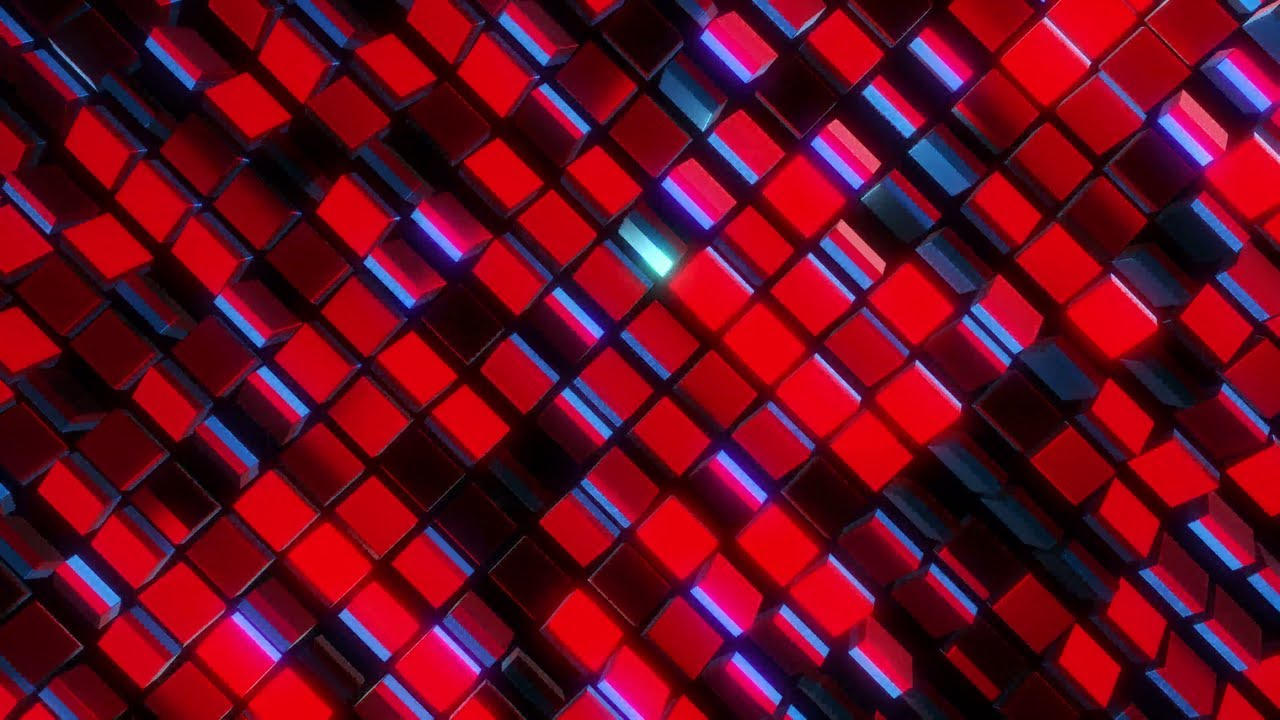 Blue and red motion background for Led Light wall VJ Loop Visual for ...