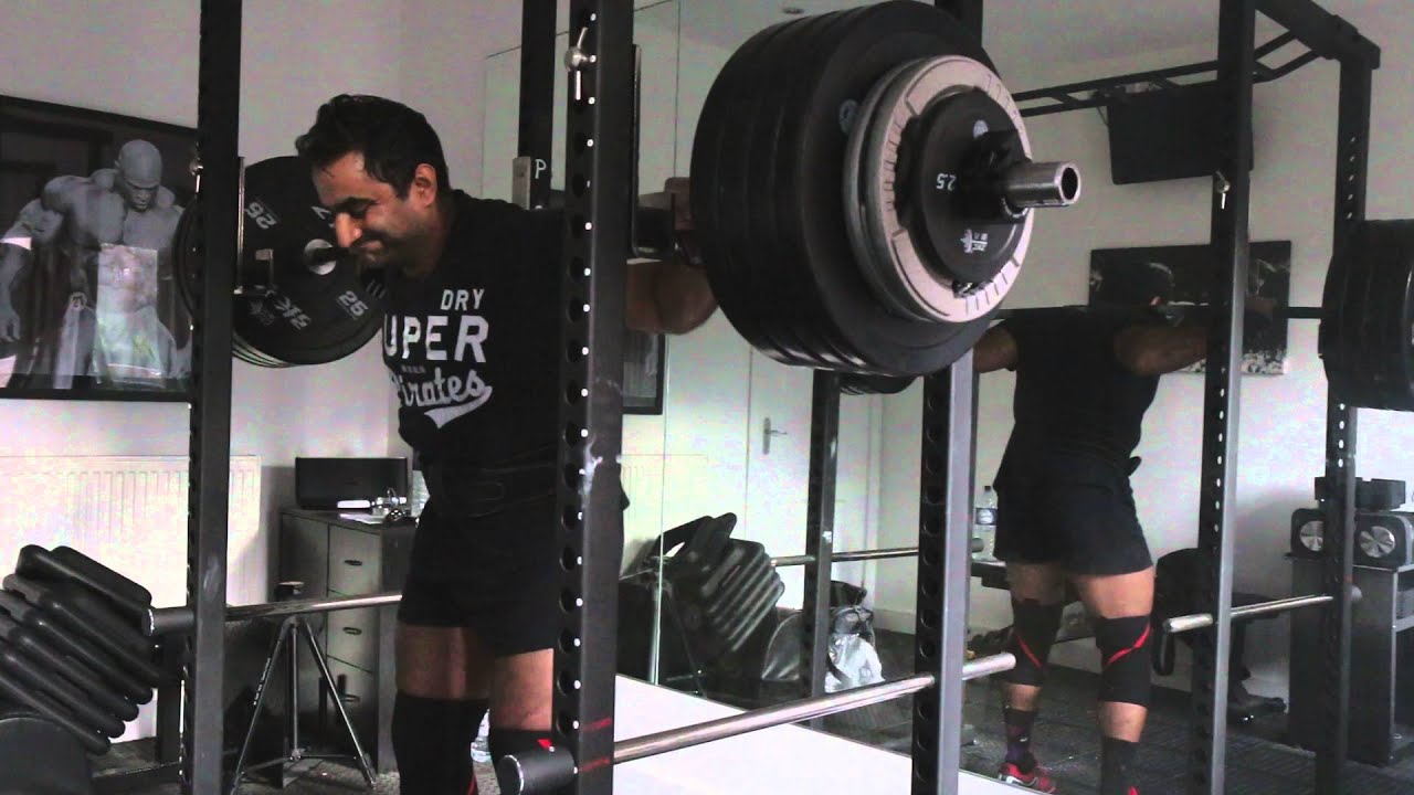 205kg (451lbs) squat @ 87kg (191lbs) - YouTube