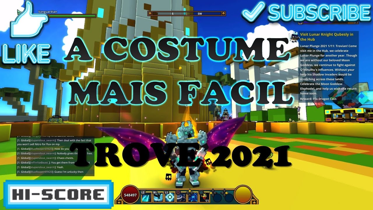 Como pegar a costume mais facil trove 2021 - YouTube