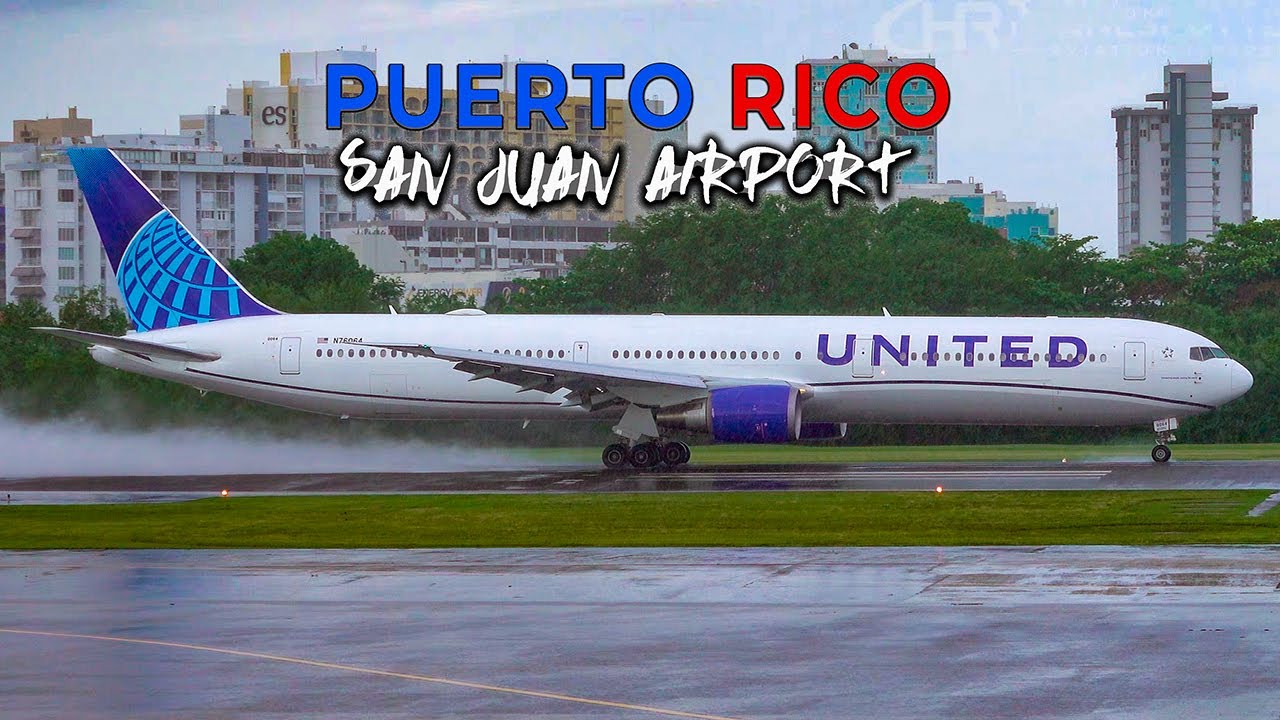 Airliner Extravaganza: Busy Day of Plane Spotting at SJU Airport ...