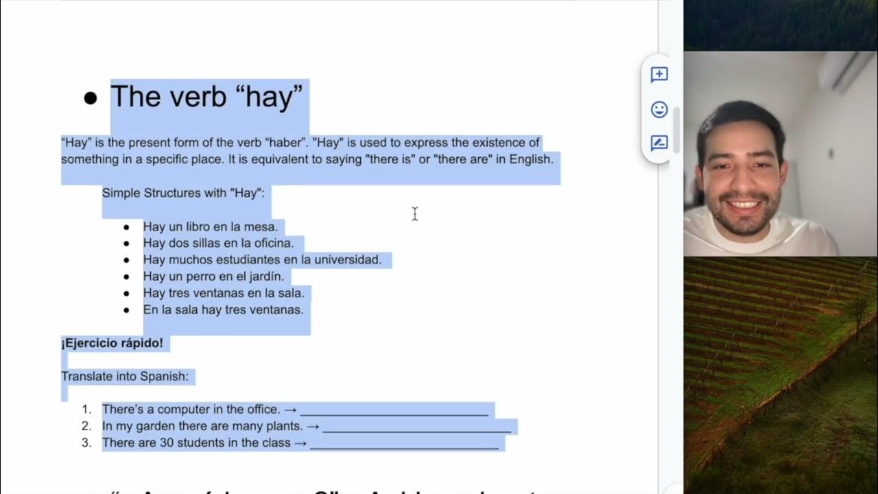 LEVEL 1: Lección 3 - Self-Study Spanish Roadmap (+ exercises!) - YouTube