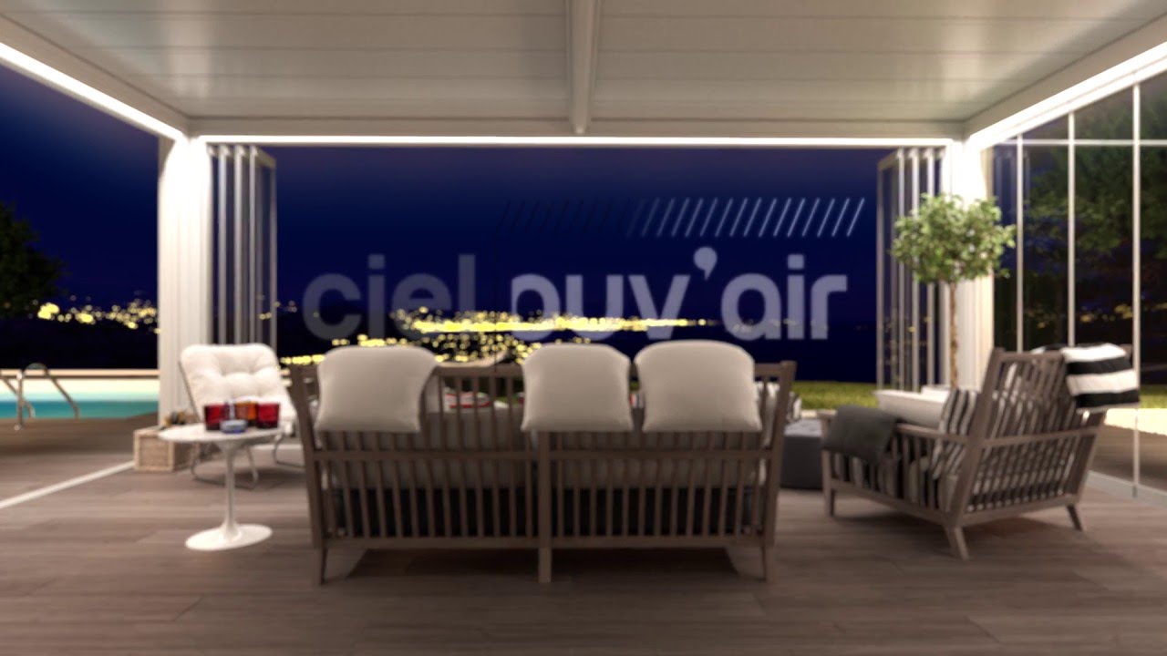 Pergola - Pergola Design Ciel Ouv'Air - L'assurance de la qualité - YouTube