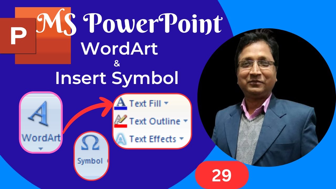 WordArt & Symbol Insertion Tutorial for PowerPoint Presentations. - YouTube
