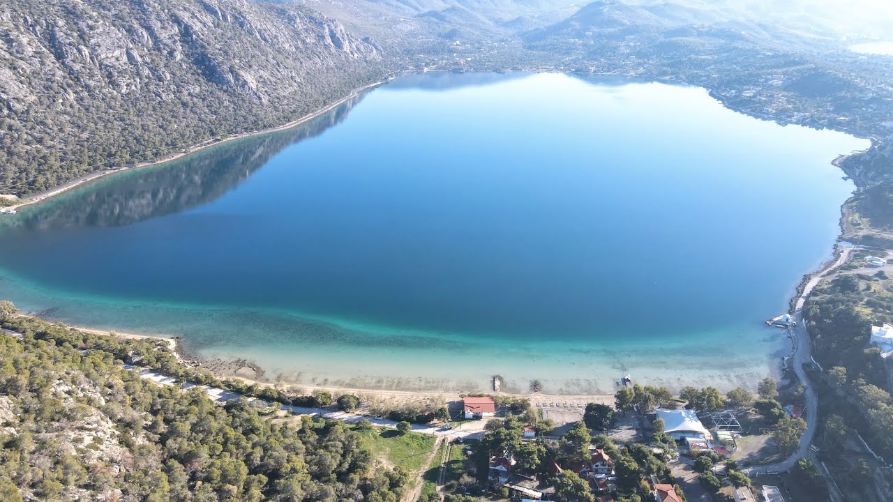 Λίμνη Βουλιαγμένης Λουτρακίου #korinthia #visitloutraki #mavicair2 # ...