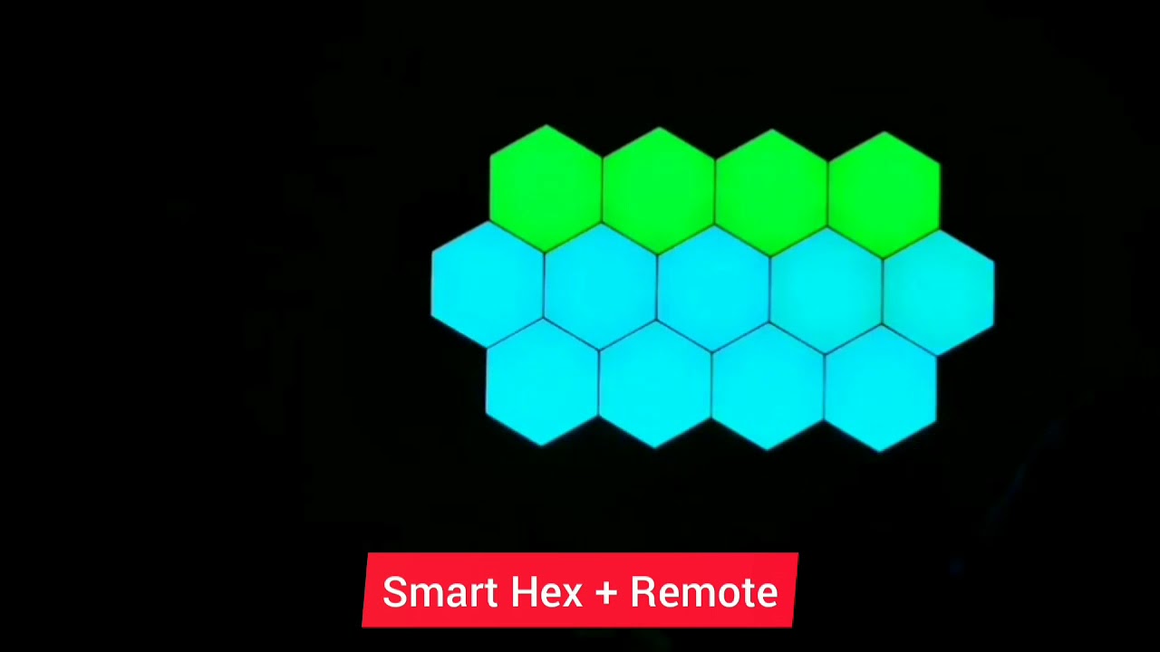 Quantum Hex Touch + Wireless LED Wall Lights - YouTube