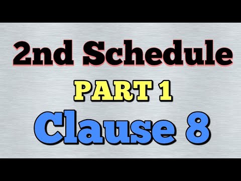 Clause 8 in PART 1- 2nd Schedule CA Final Professional Ethics - YouTube
