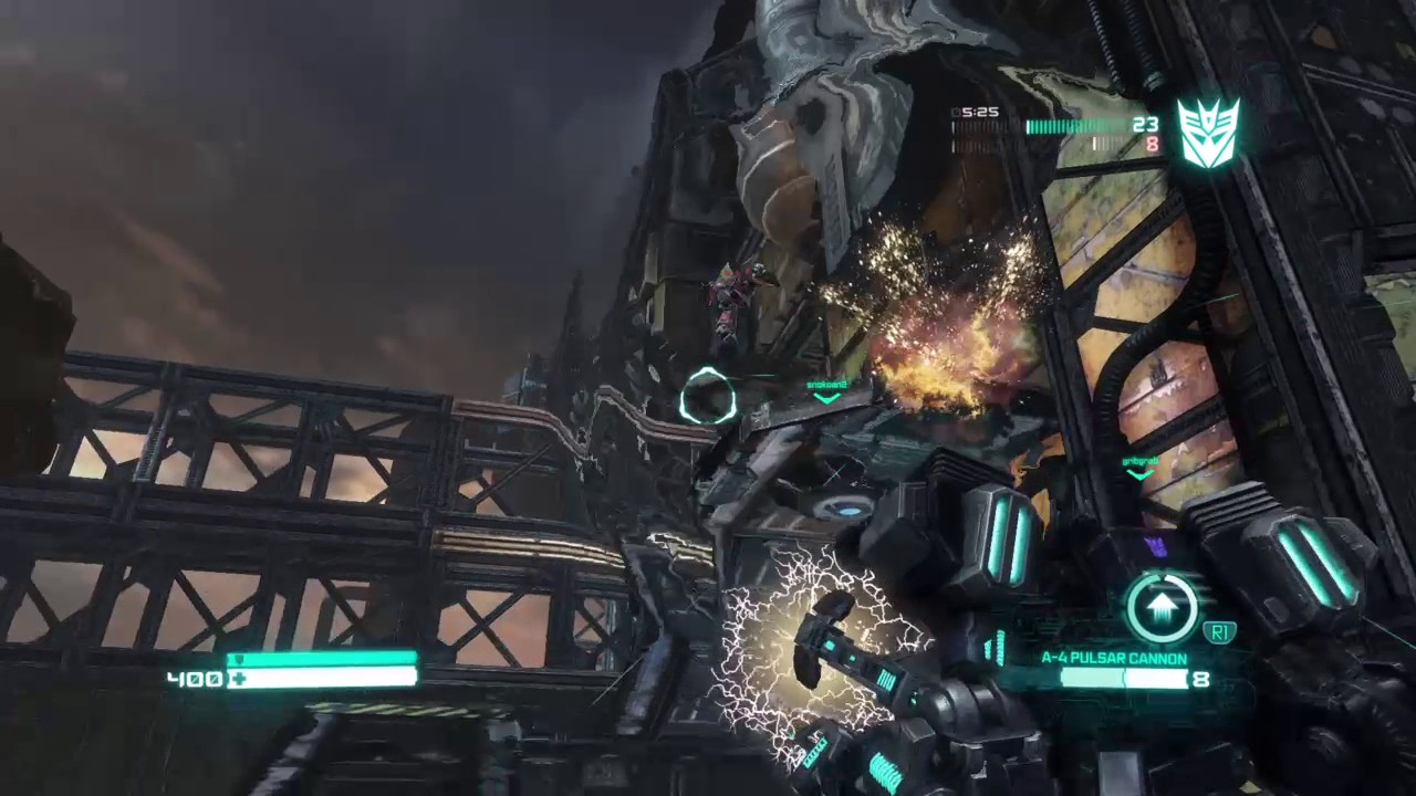 TRANSFORMERS: Fall of Cybertron (Destroyer Class Gameplay) - YouTube