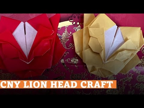 Easy Origami Lion Head for Beginners in 10 mins | How to make paper ...