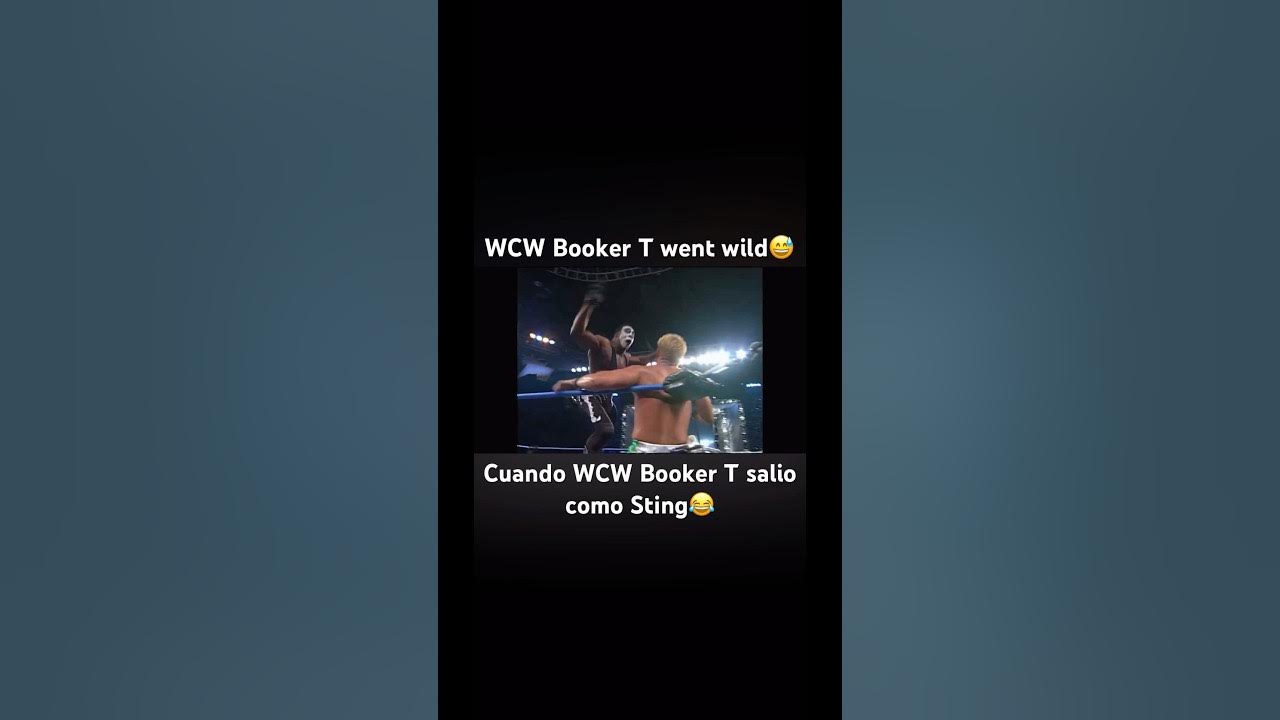 The time Booker T came out as Sting #wcw #wweraw #wrestlingnews #nostalgia #hulkhogan #90s #wcw ...