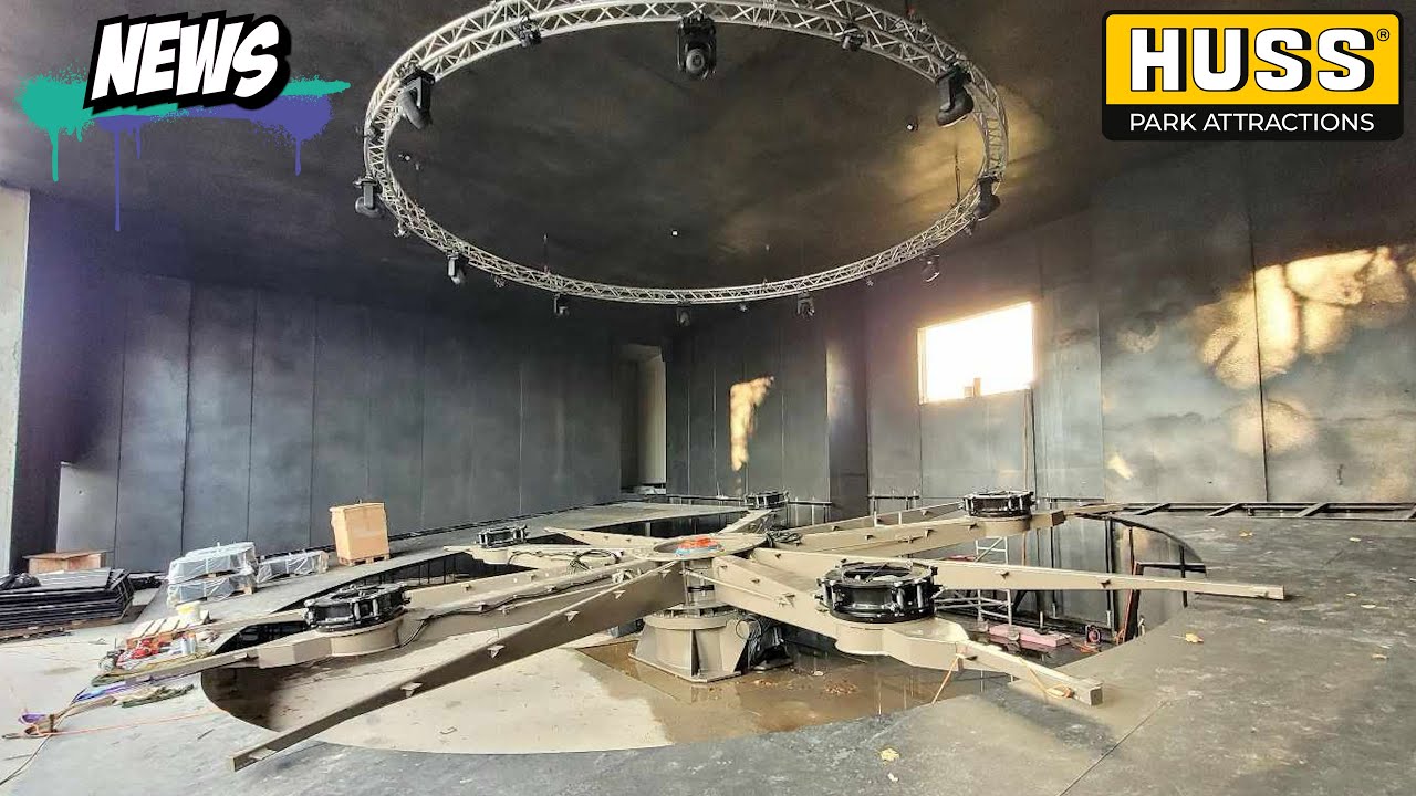 Der erste HUSS Break Dance 5 - Baustellen Update - Prater Wien - Laser ...