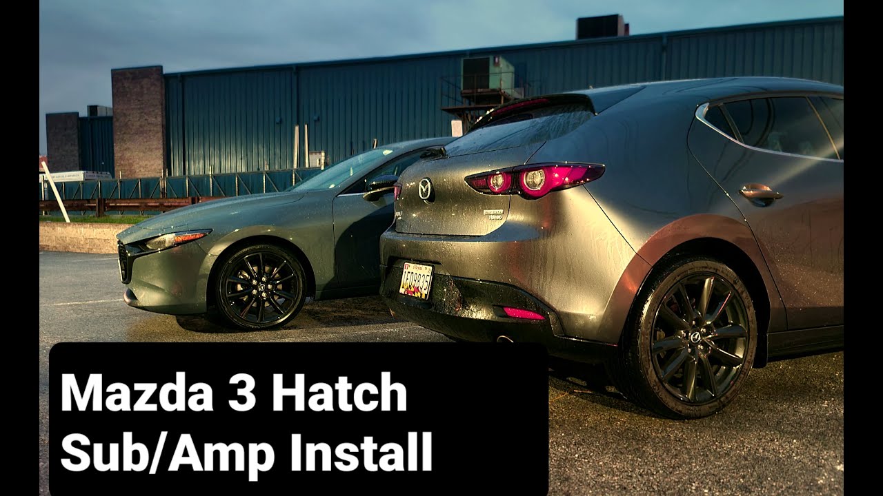 4th Gen Mazda3 Hatch Sub/Amp Install (BOSE) - YouTube