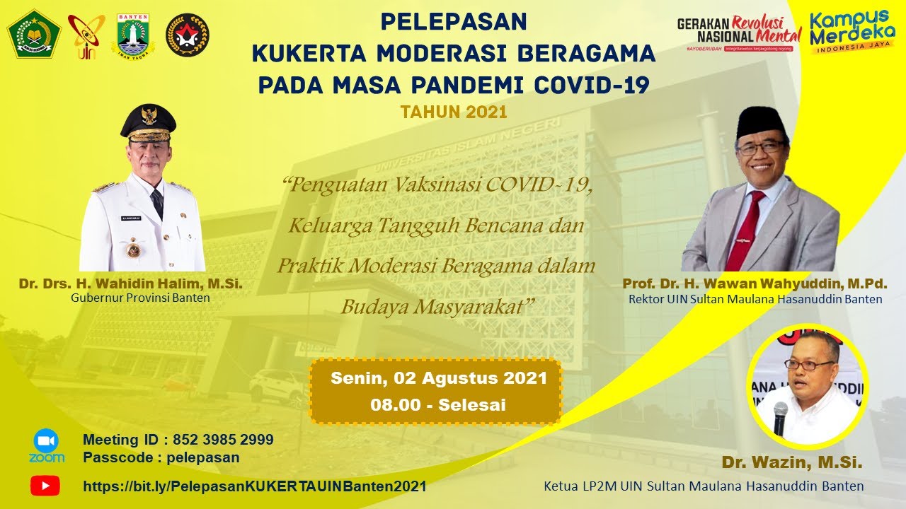 KUKERTA Moderasi Beragama Masa Pandemi Covid-19 Bersama Rektor Prof. Dr ...