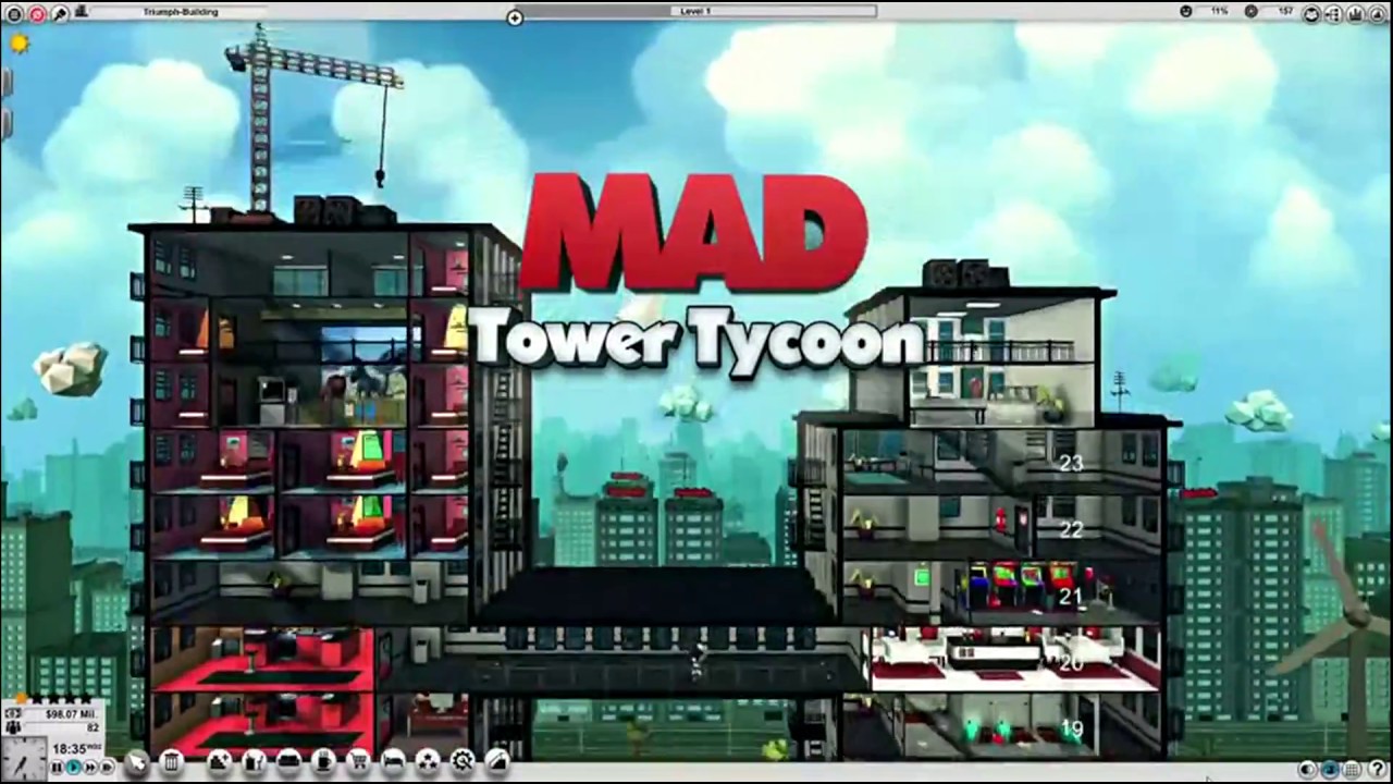 MAD TOWER TYCOON: New INDIE Skyscraper Building And Management Tycoon ...