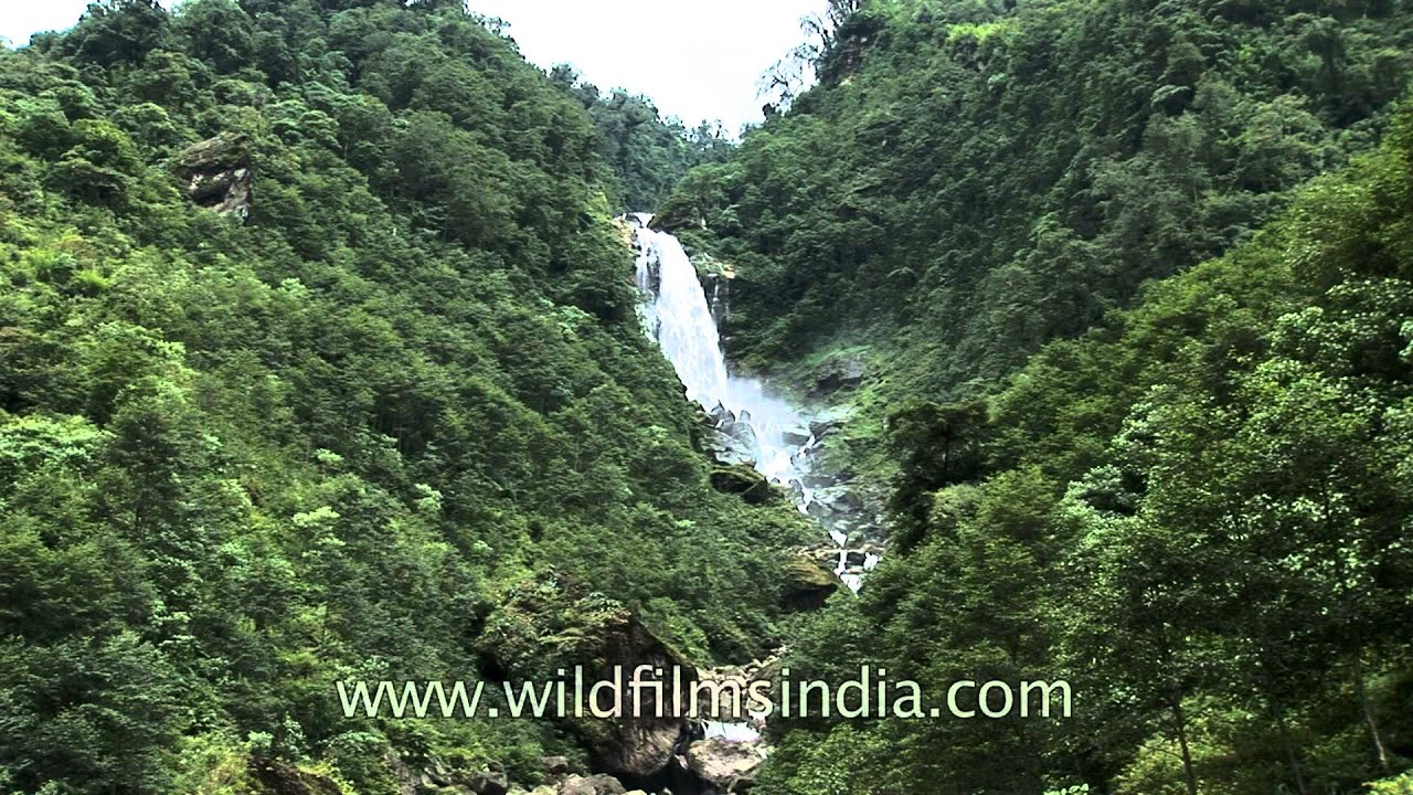 Waterfall in Sikkim - YouTube