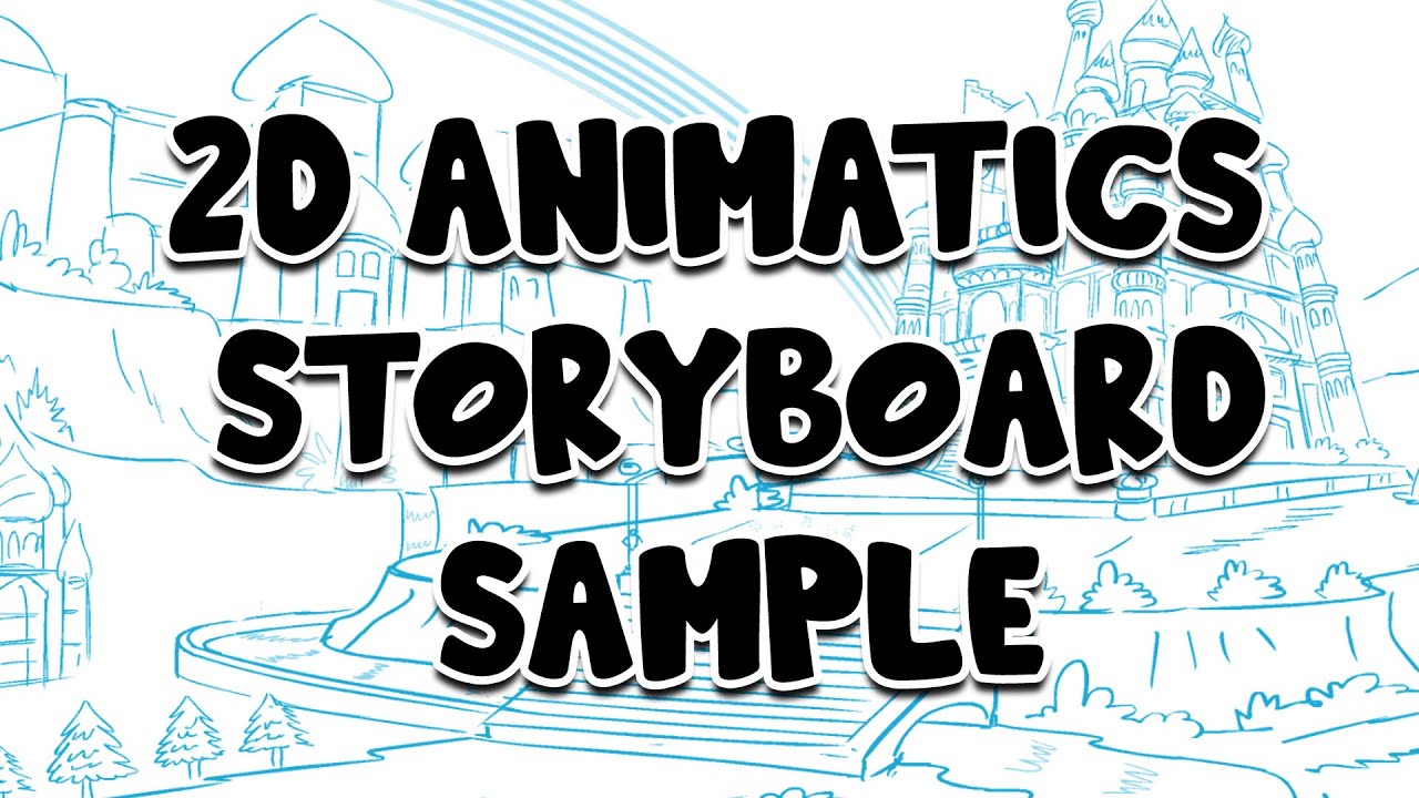 2D animatics sample 02 - YouTube