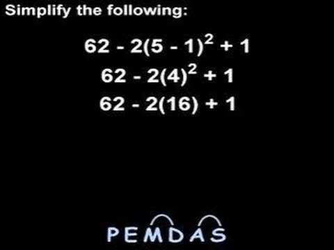 Order of Operations - PEMDAS - MathHelp.com - YouTube