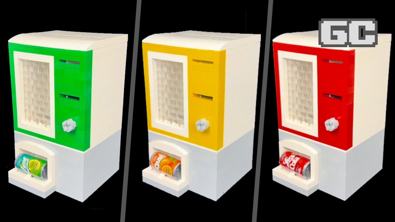 Lego 3-in-1 Mini Soda Candy Vending Machine - YouTube