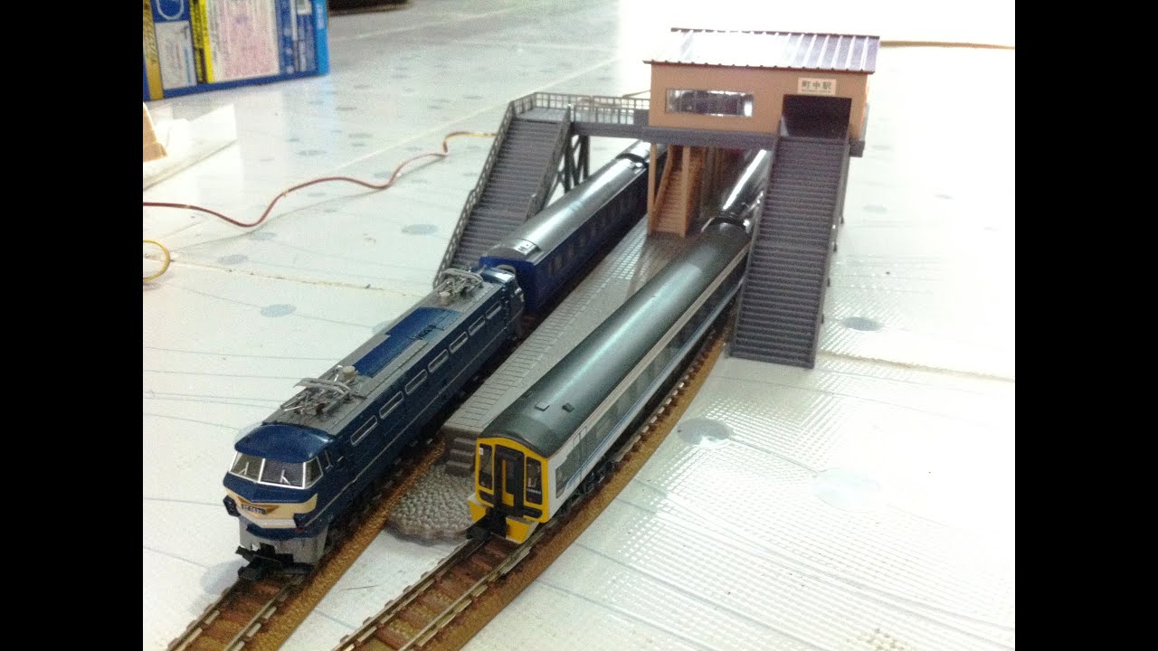 โมเดลรถไฟจำลอง Starter set + Sprinter ( N scale ) Test run ก่อนส่ง ...