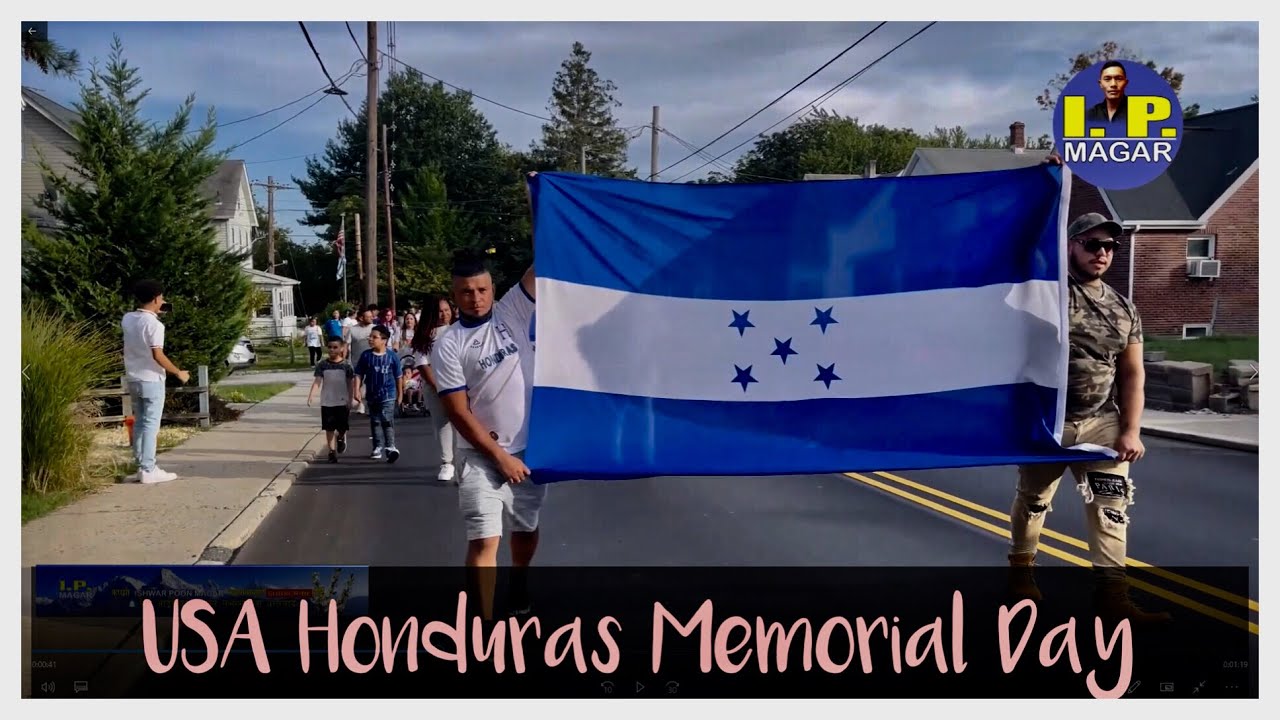 USA Honduras Memorial day || Sweet Girl Singing God Bless America USA ...