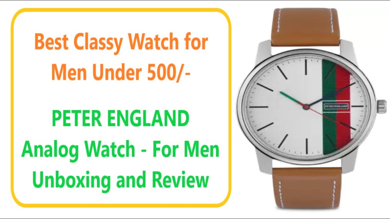 PETER ENGLAND Analog Watch - For Men PE000006A Unboxing and Review ...