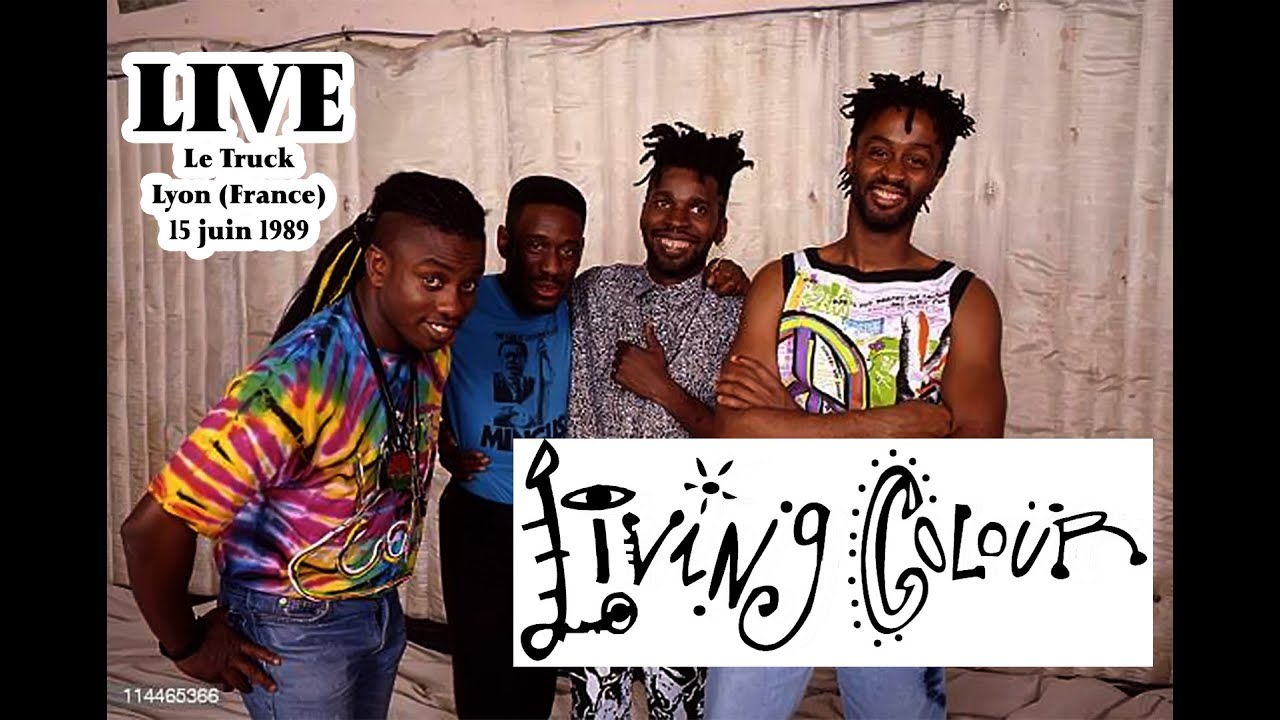 LIVING COLOR Live @Le TrucK - Lyon (France) - 15 juin 1989 - YouTube