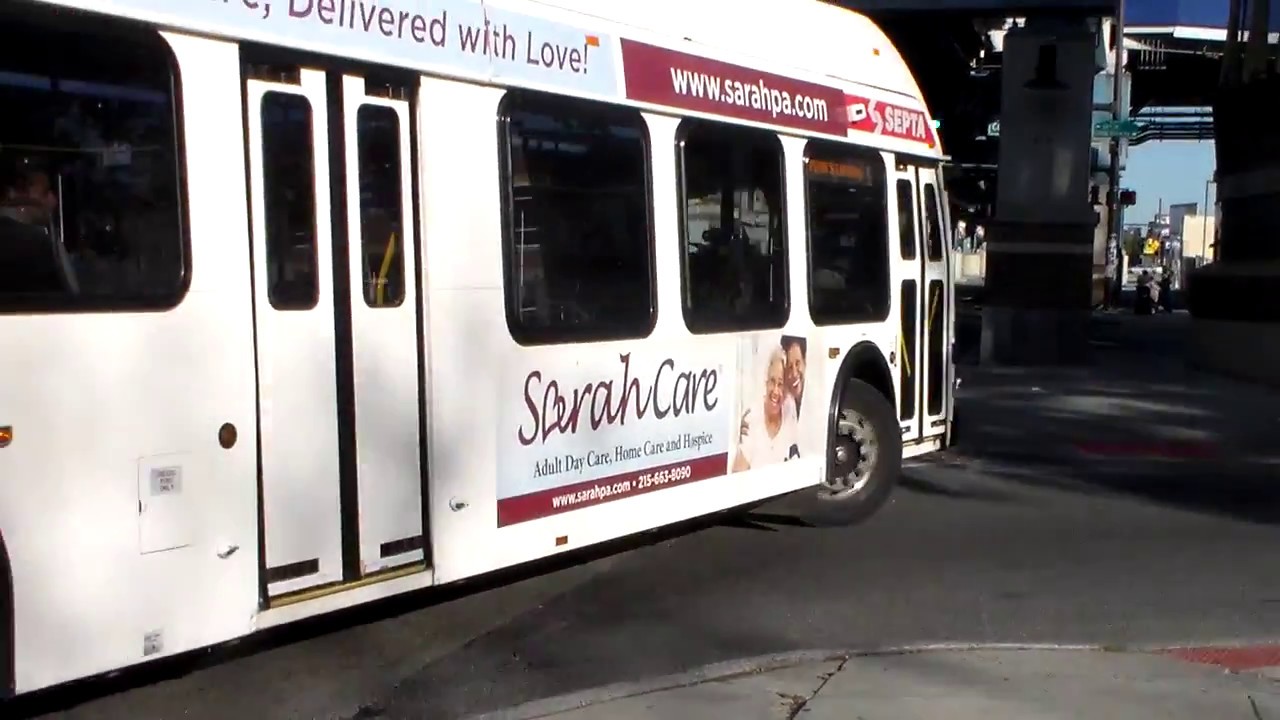 SEPTA BUS: HYBRID NEW FLYER DE40LFR 8476 ON ROUTE: 21 - YouTube