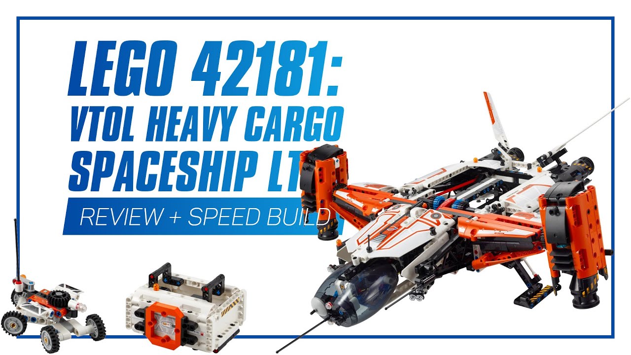 LEGO 42181: VTOL Heavy Cargo Spaceship LT81 - IN-DEPTH REVIEW - YouTube