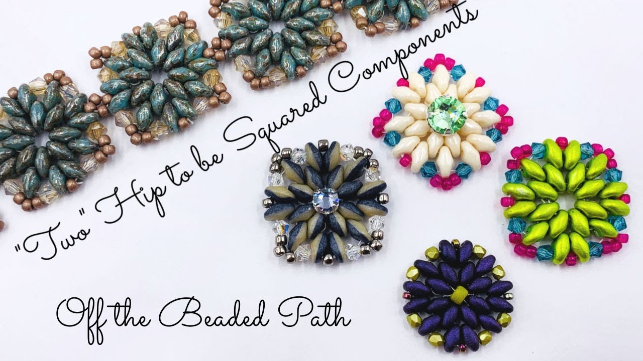 “Two” Hip to be Squared Components (Jewelry Making) Off the Beaded Path ...