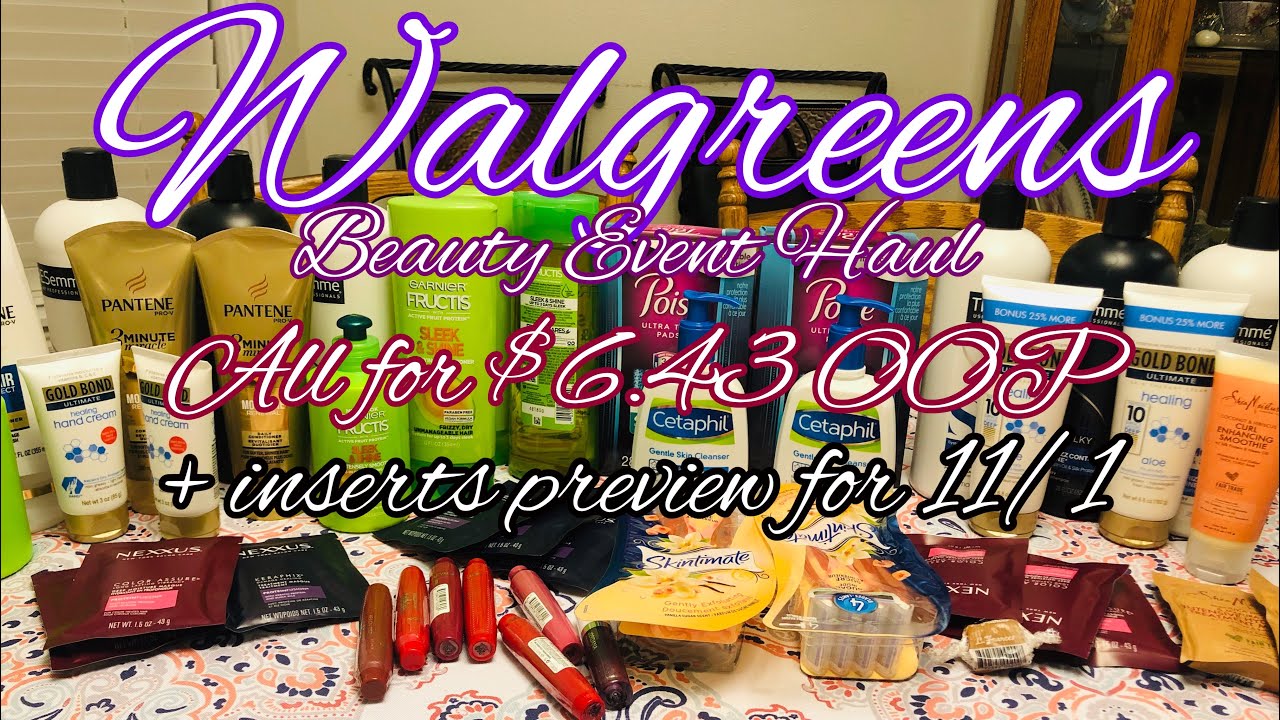 Beauty Event Haul||$6.43 OOP for all - YouTube