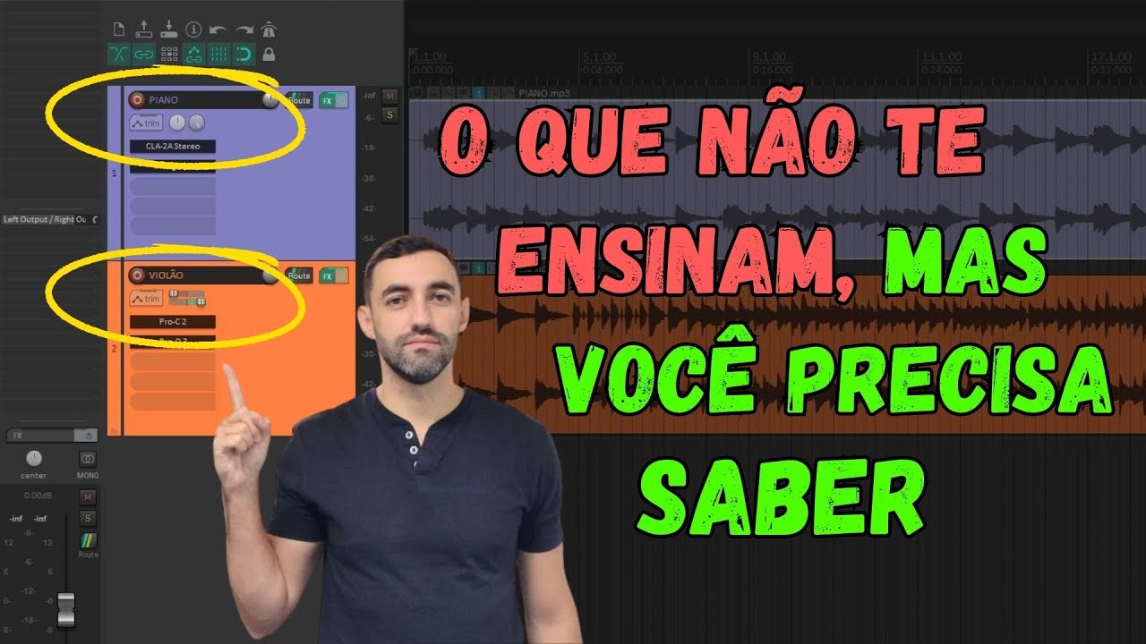 Dica de utilização do PAN da Track no Reaper - YouTube