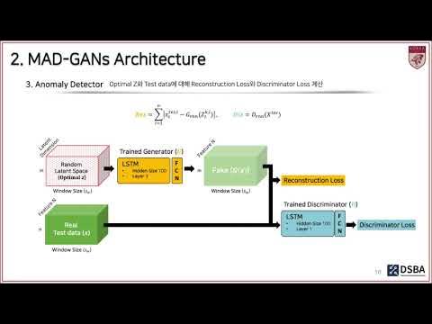 [Paper Review]. MAD-GAN: Multivariate Anomaly Detection for Time Series Data with GAN - YouTube