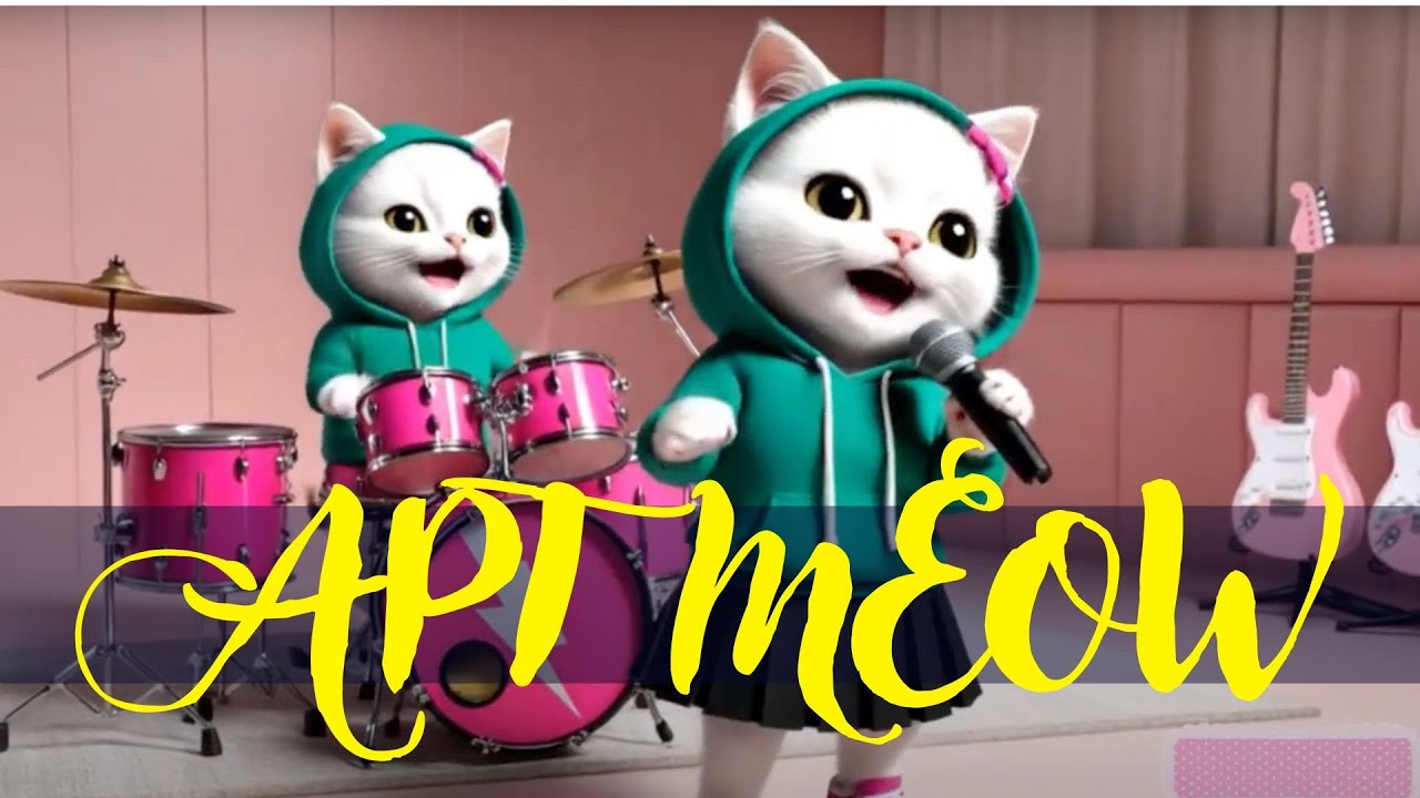 😄Meow Rock Anthem #APT #MEOW #meowsong - YouTube