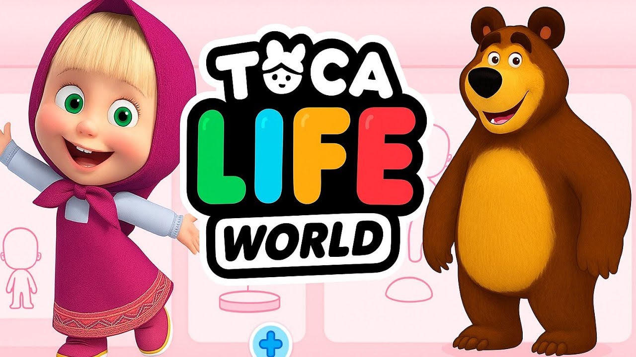 MASHA AND THE BEAR in Toca life world / TOCA BOCA - YouTube
