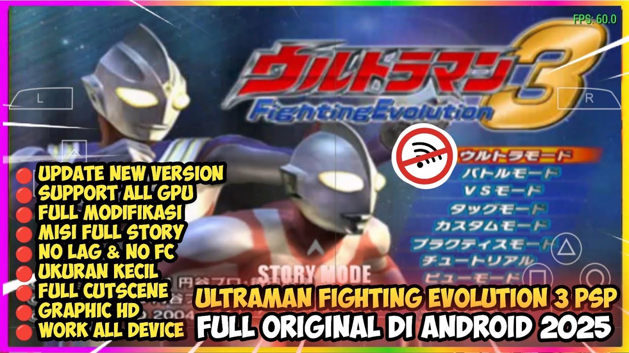 Game Ultraman Fighting Evolution 3 PPSSPP Ukuran Kecil Terbaru Di ...