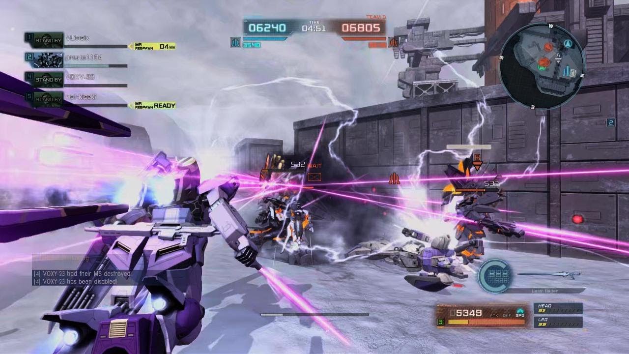 GBO2 Arctic Base | Nu Gundam vs Banshee Norn Meta and Nightingale - YouTube