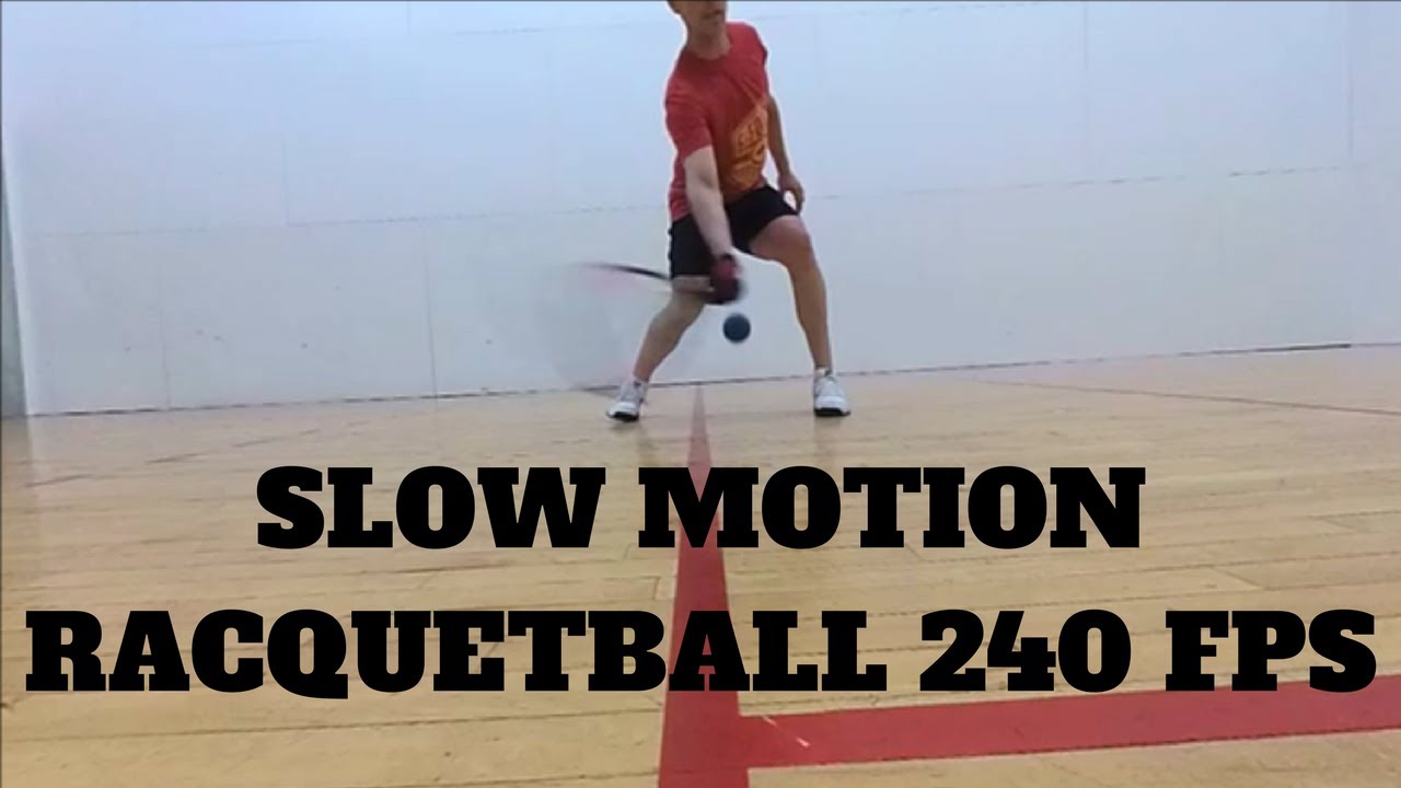 Racquetball in Super Slow Motion - 240 Frames Per Second. - YouTube