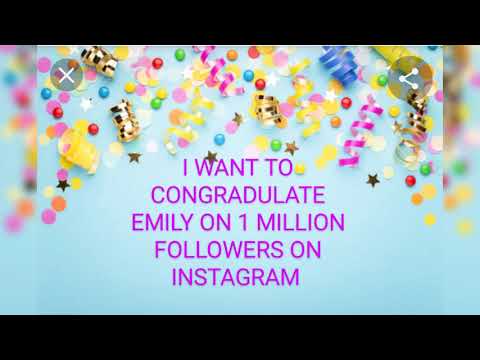 LEV CAMERON VIDEO AND EMILY DOBSON HITTING ONE MILLION FOLLOWERS ON INSTAGRAM