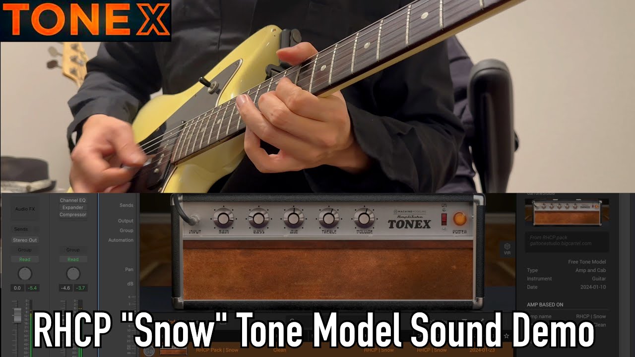 "Frusciante-like Sound with just the right amount of Comp👍" TONEX RHCP ...