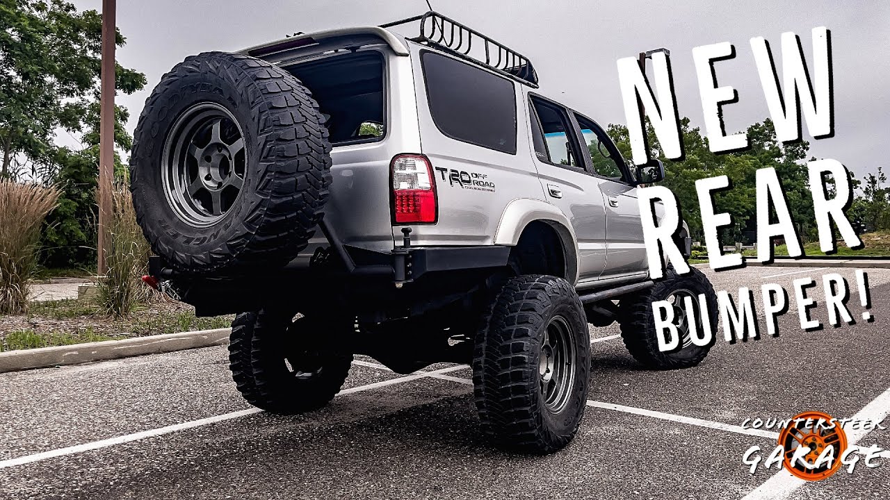 New Rear Bumper for my 3rd Generation 4Runner!! (finally) - YouTube