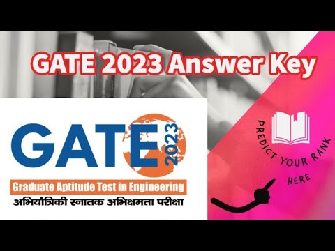 GATE XL-2023 Answer key OUT - YouTube