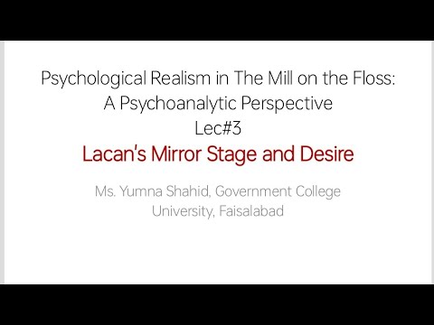 Psychological Realism in The Mill on the Floss: Lacan's Mirror Stage ...
