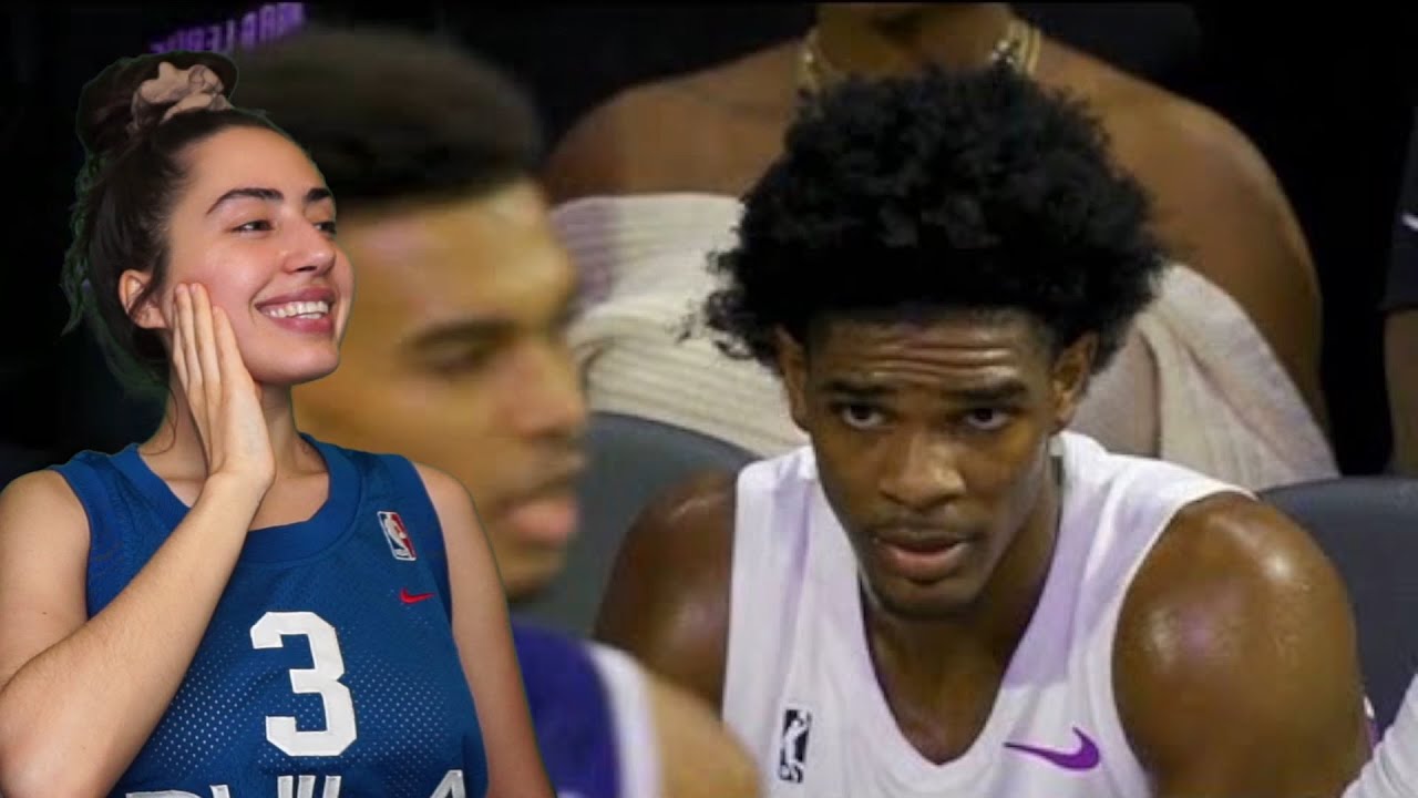 NBA NOOB REACTS TO Victor Wembanyama vs Scoot Henderson | Full ...