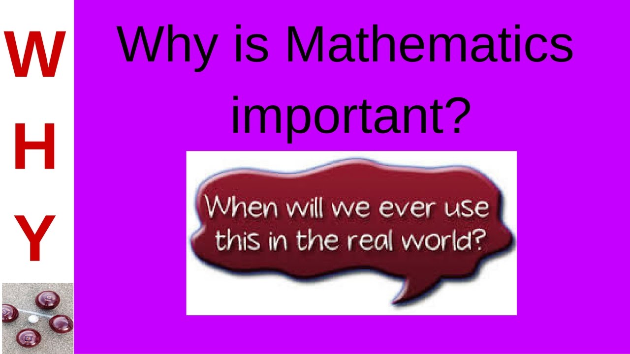 Relevance of Mathematics in Real Life - YouTube