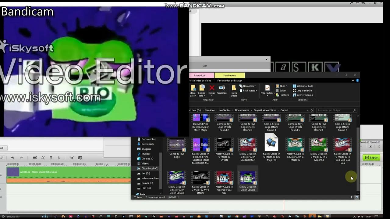 How To Make Green Lowers On iSkysoft Video Editor - YouTube