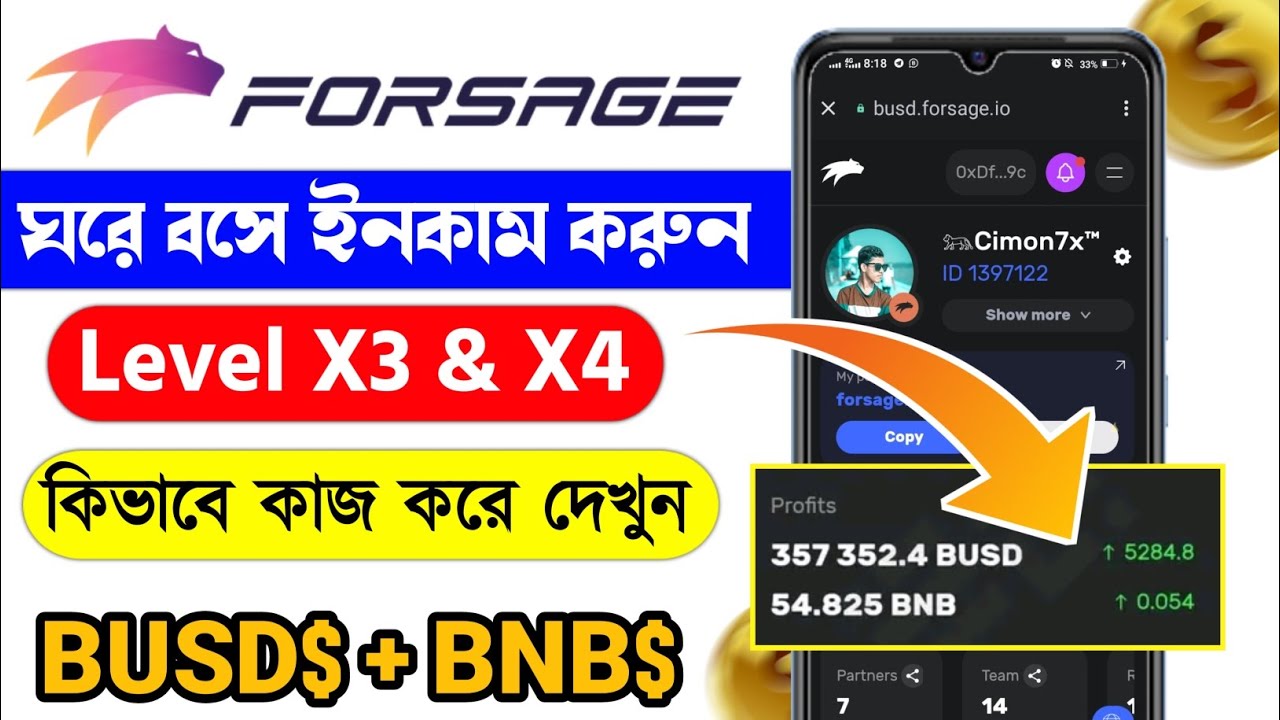 Forsage Programme income x3 & x4 | Forsage level Update Programme | How ...