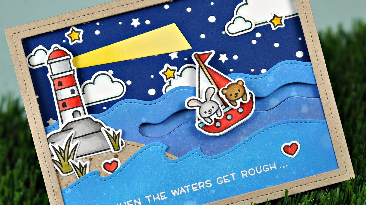 Intro to Slide On Over Waves + Stitched Simple Wavy Borders + a slider ...