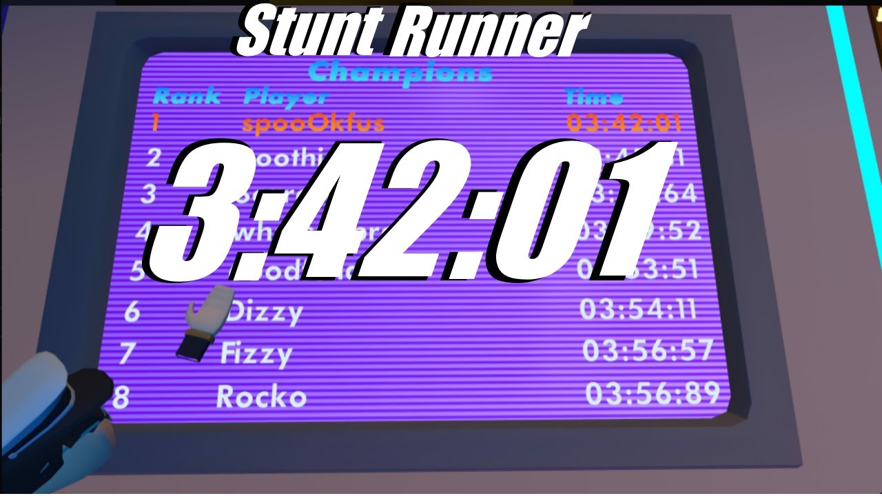 Stunt Runner (3:42:01) (pre-patch anticipation skip) - YouTube