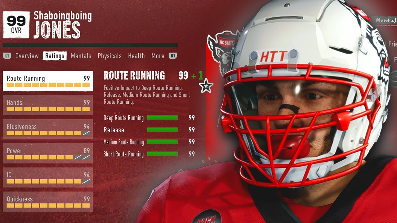 5 Star WR ShaBoingBoing Dominates At NC State!.. College Football 25 ...